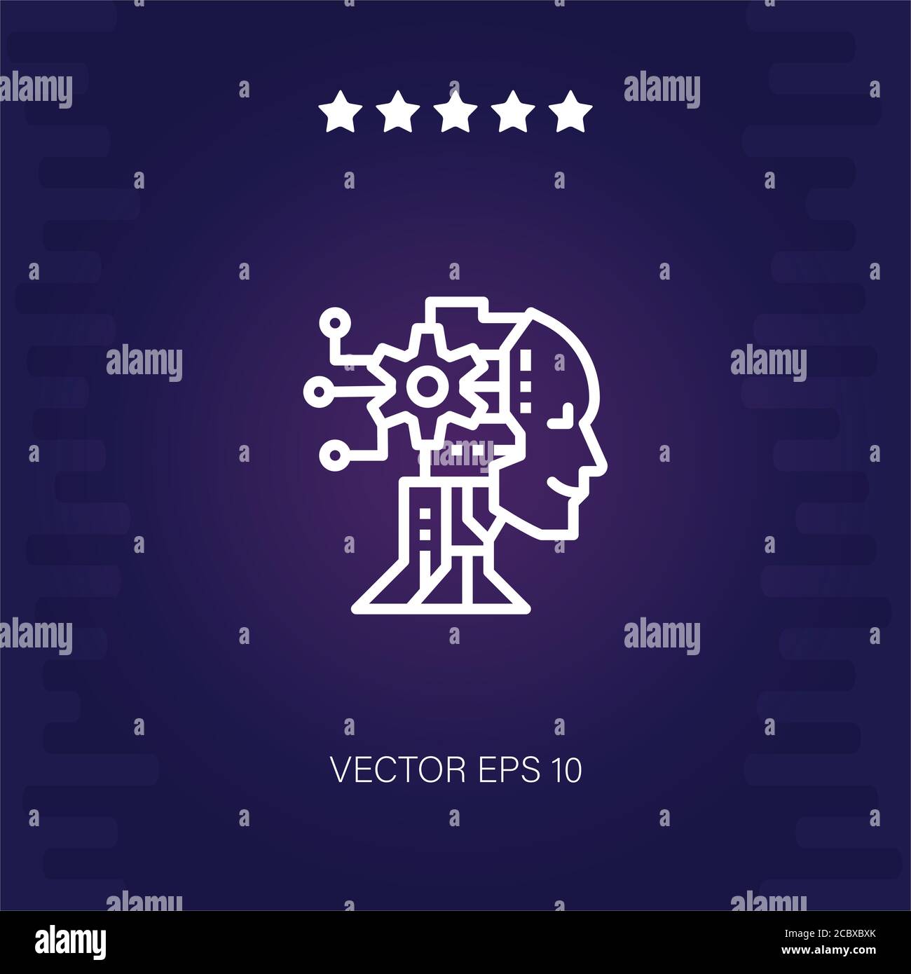 AI vector icon modern illustration Stock Vector Image & Art - Alamy
