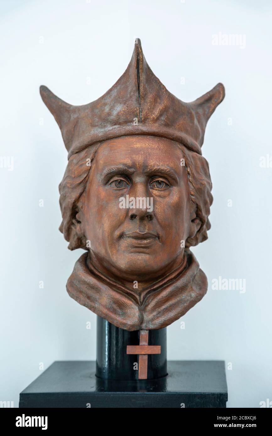 Bust of Juan Alejo de Arizmendi, Museo de los Proceres, Cabo Rojo ...