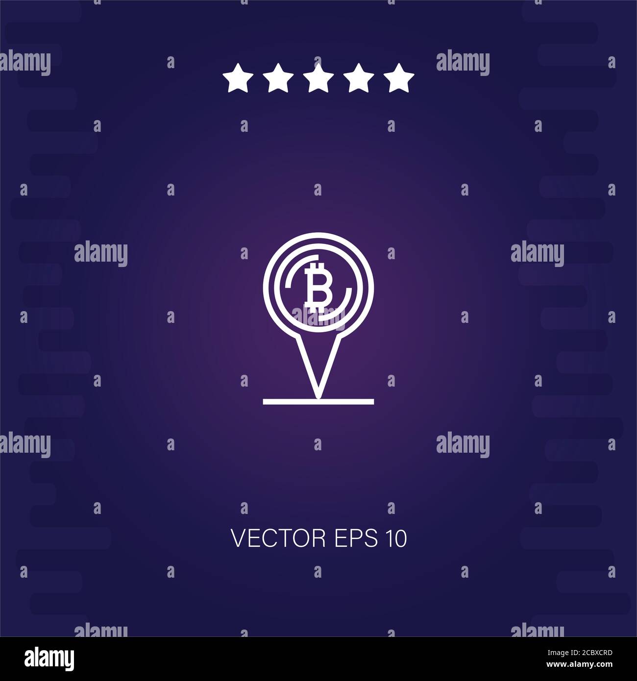 bitcoin vector icon modern illustration Stock Vector Image & Art - Alamy