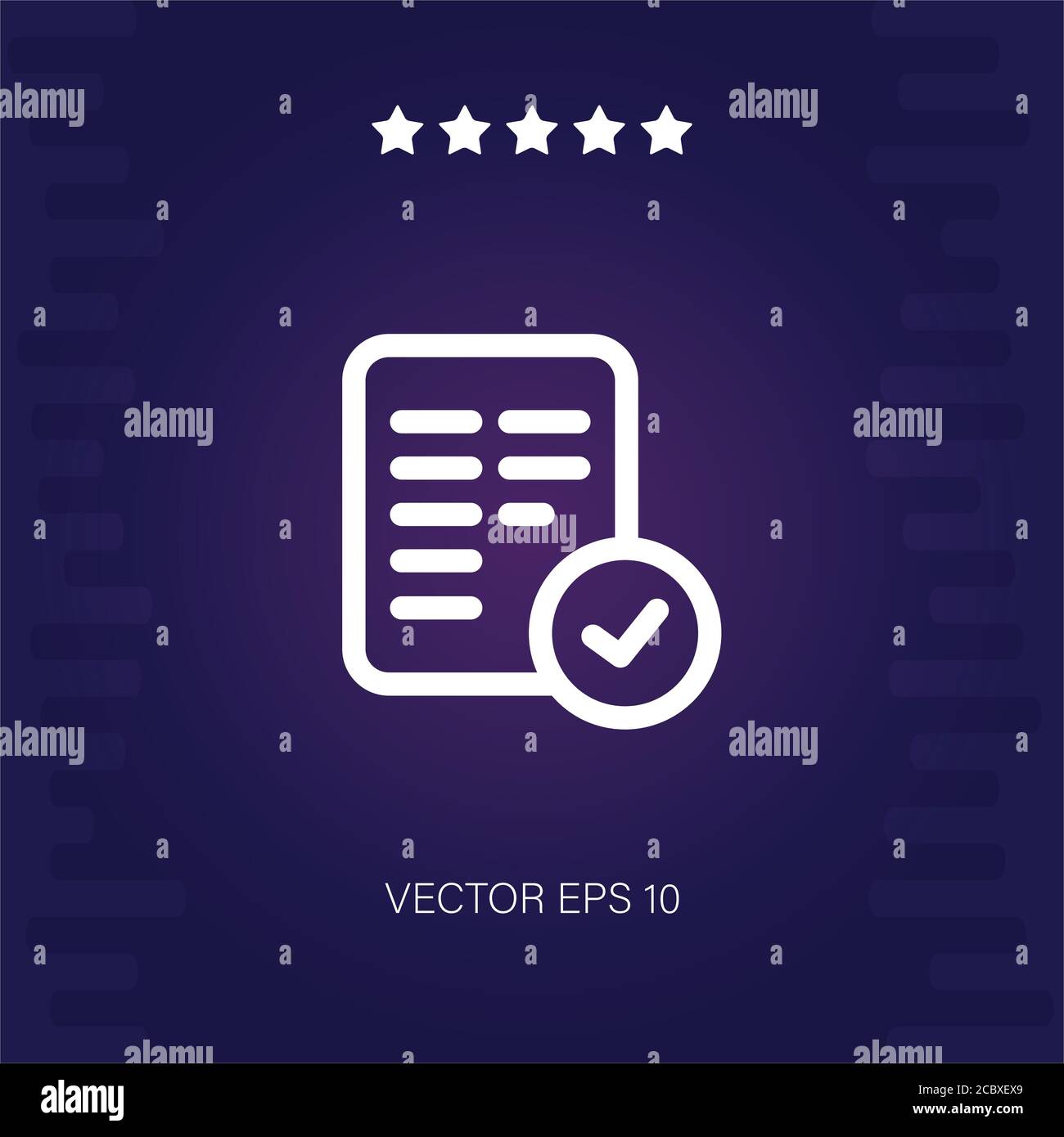 accept vector icon modern illustration Stock Vector Image & Art - Alamy
