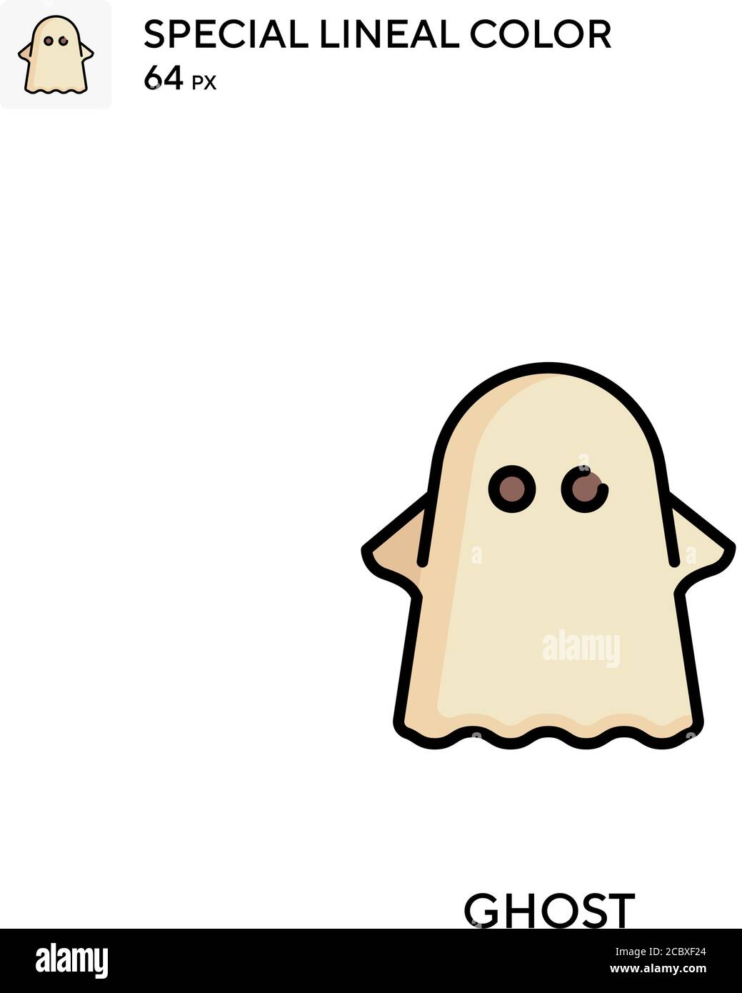Ghost Special lineal color vector icon. Ghost icons for your business ...