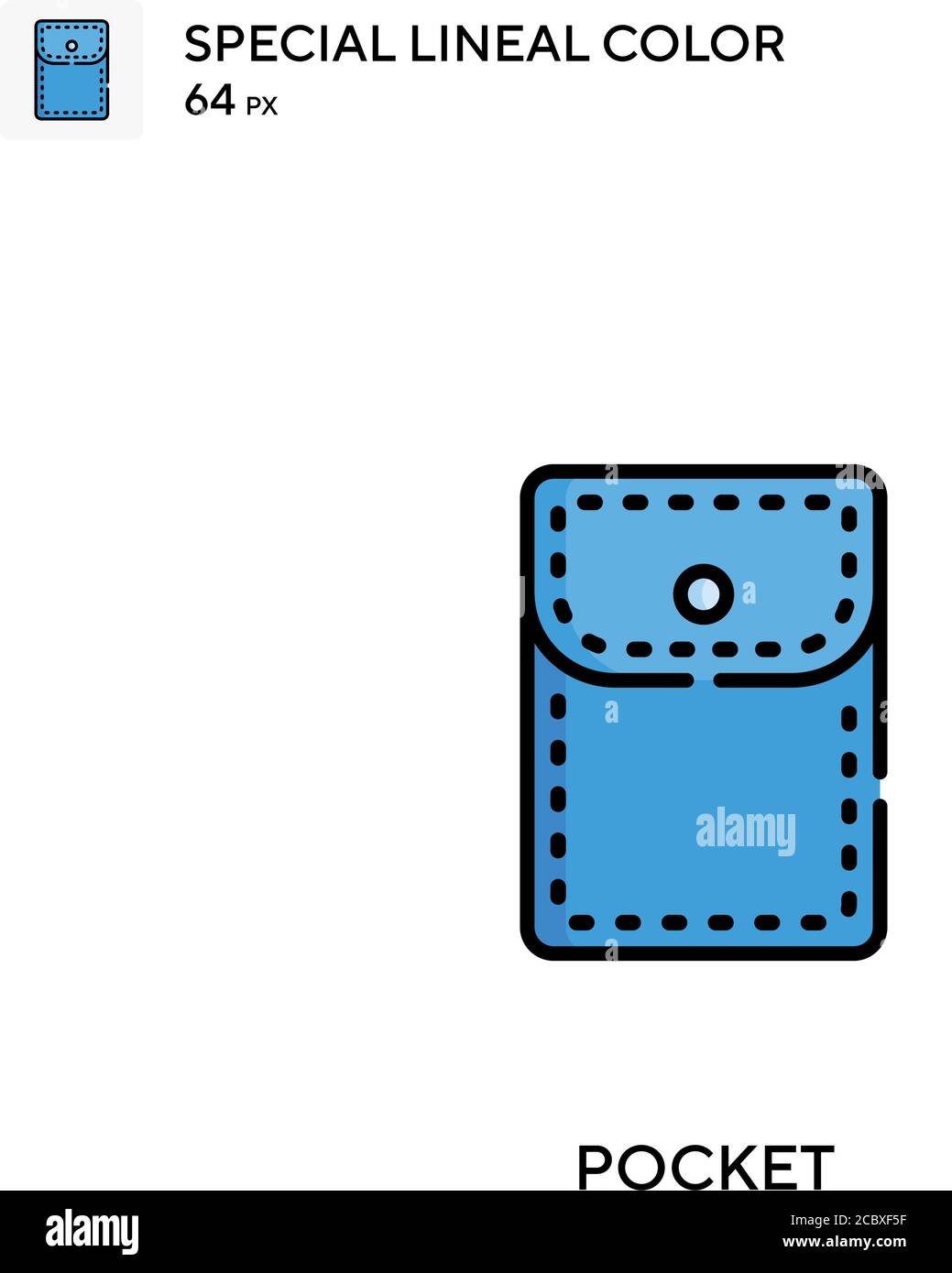 Pocket Special lineal color vector icon. Pocket icons for your business ...
