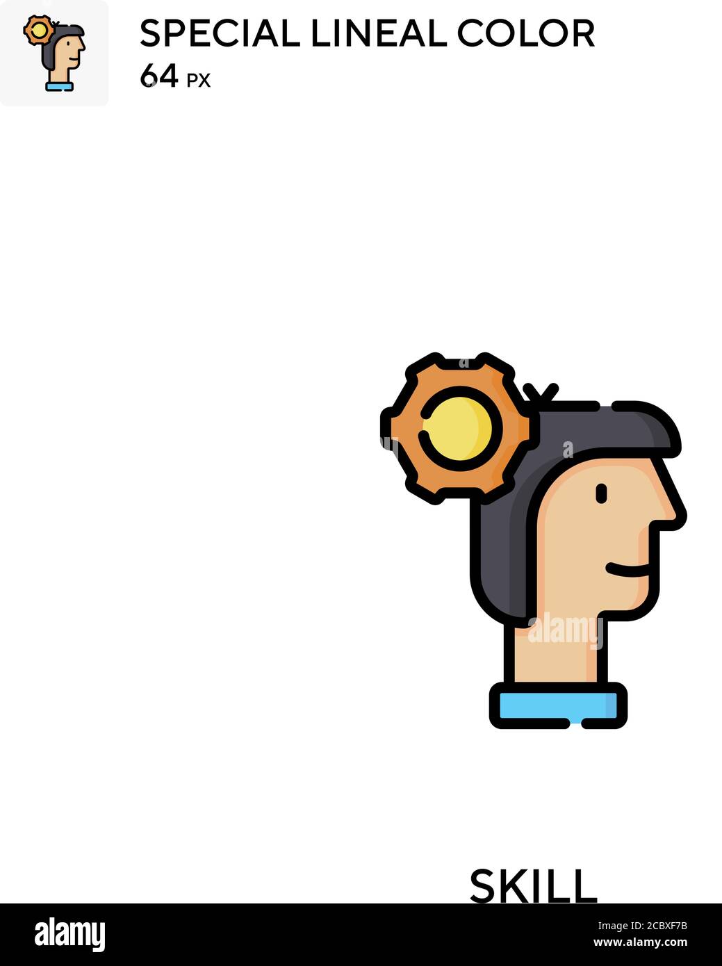 Skill Special lineal color vector icon. Skill icons for your business ...