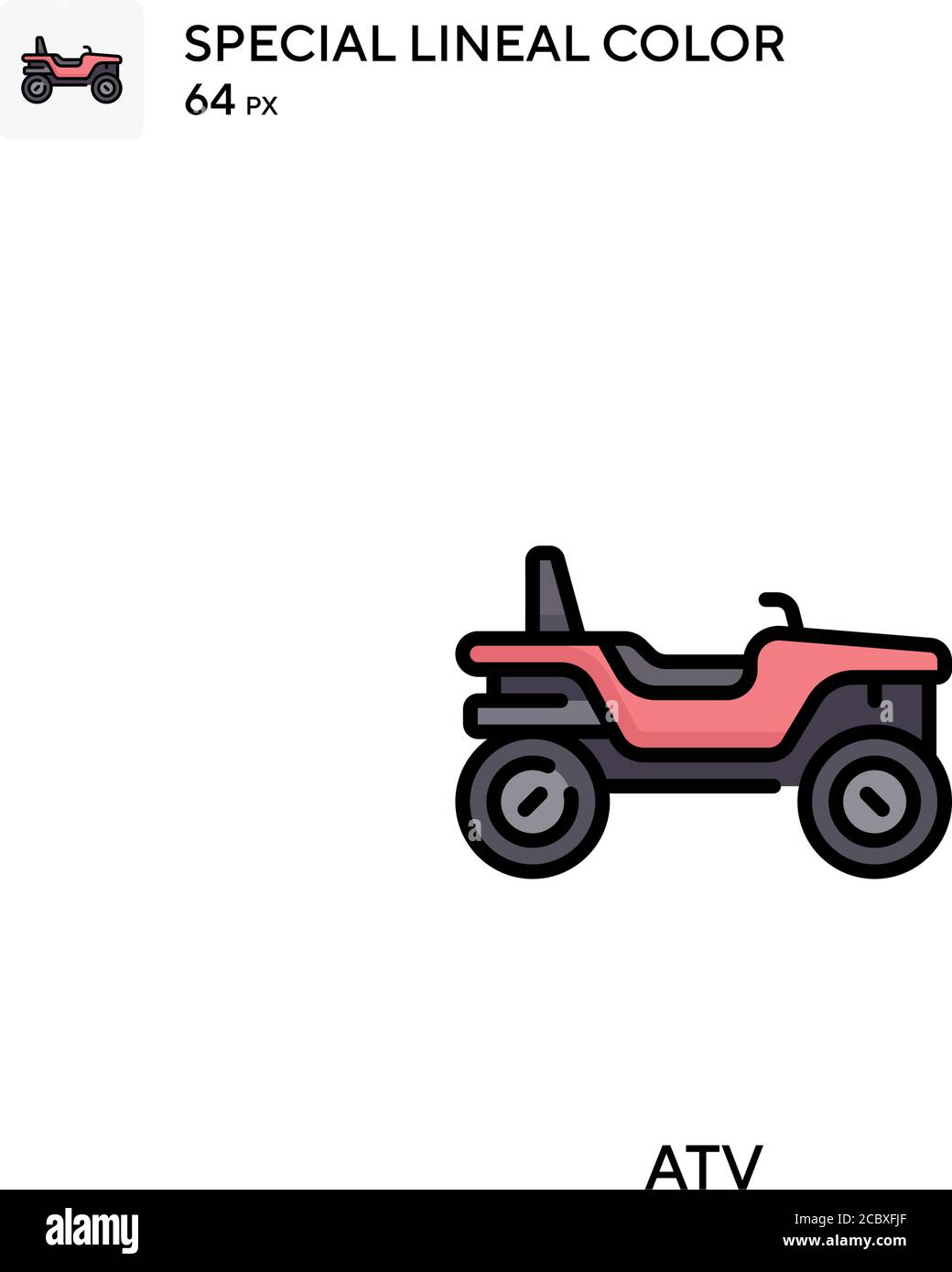 Atv Special lineal color vector icon. Atv icons for your business ... Atv Special lineal color vector icon. Atv icons for your business ...