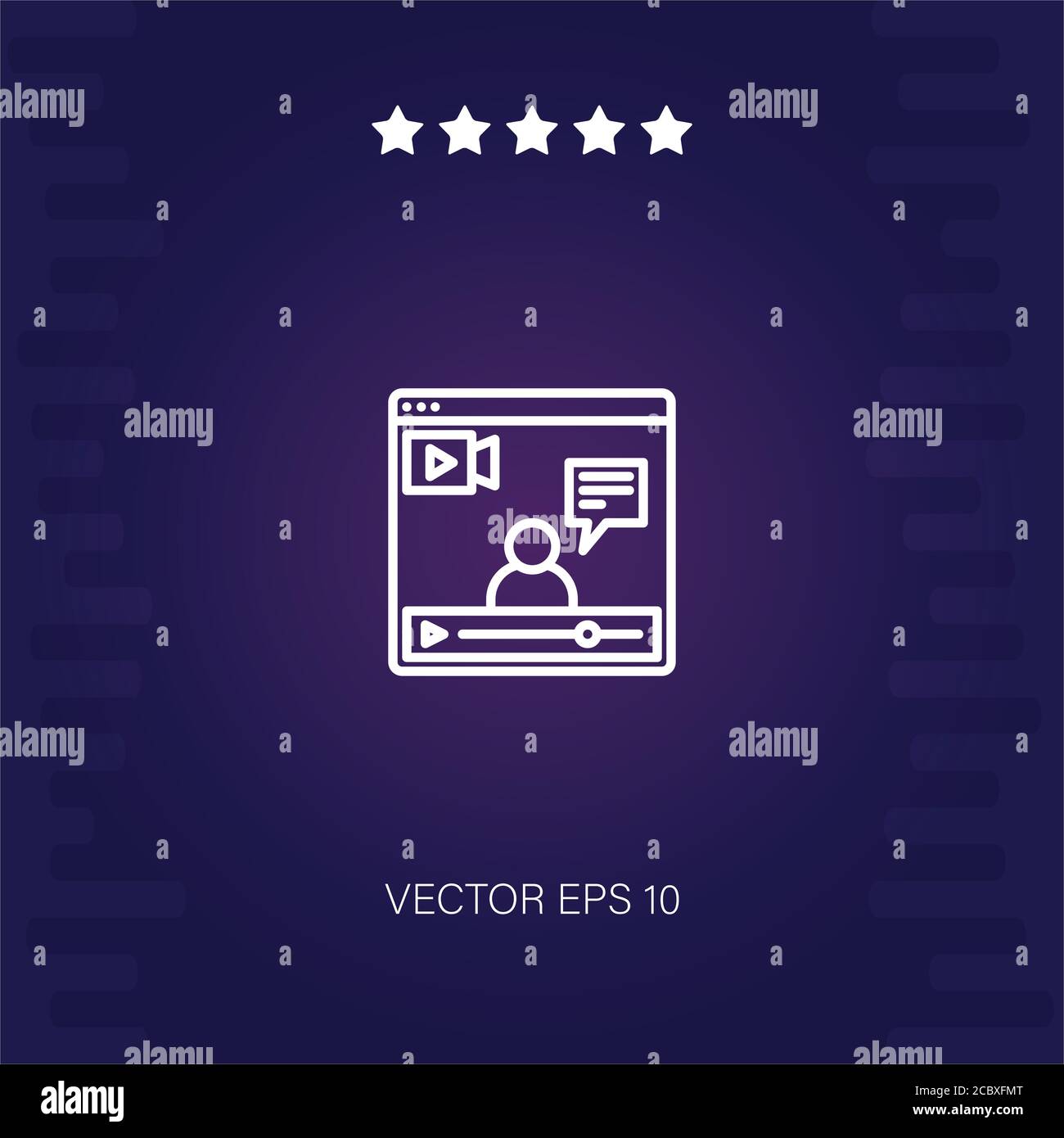 live vector icon modern illustration Stock Vector Image & Art - Alamy