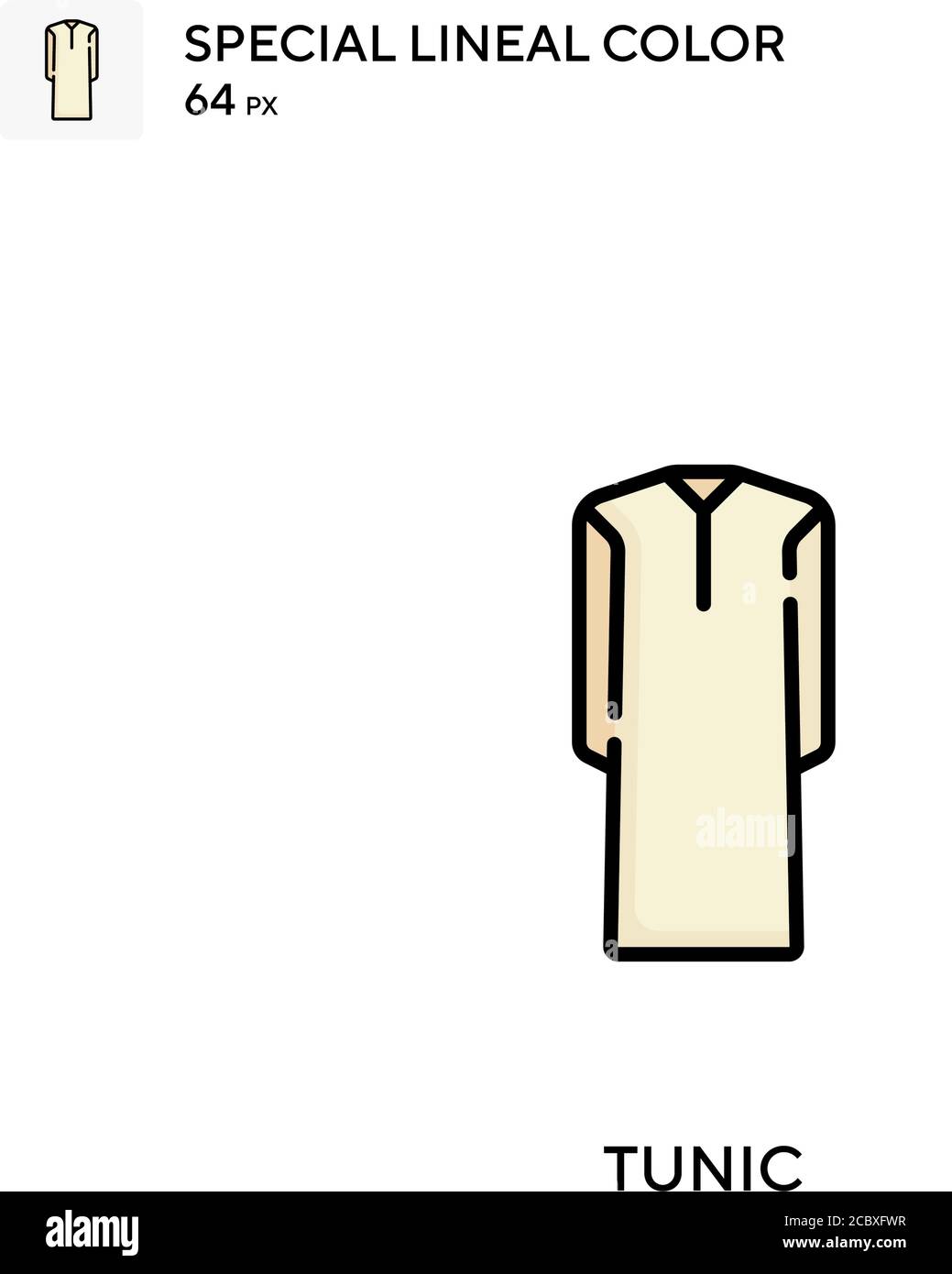 Tunic Special lineal color vector icon. Tunic icons for your business ...