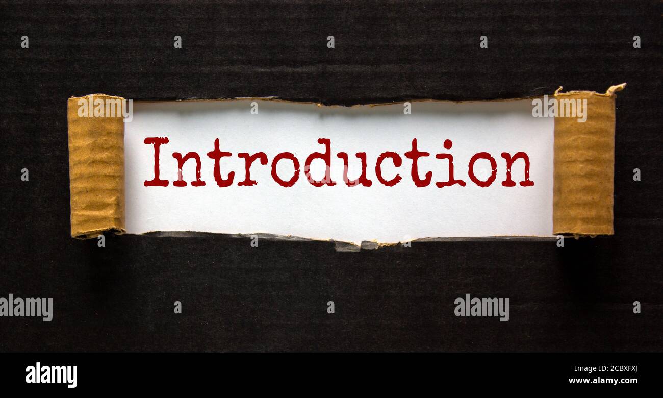 Word introduction Word introduction