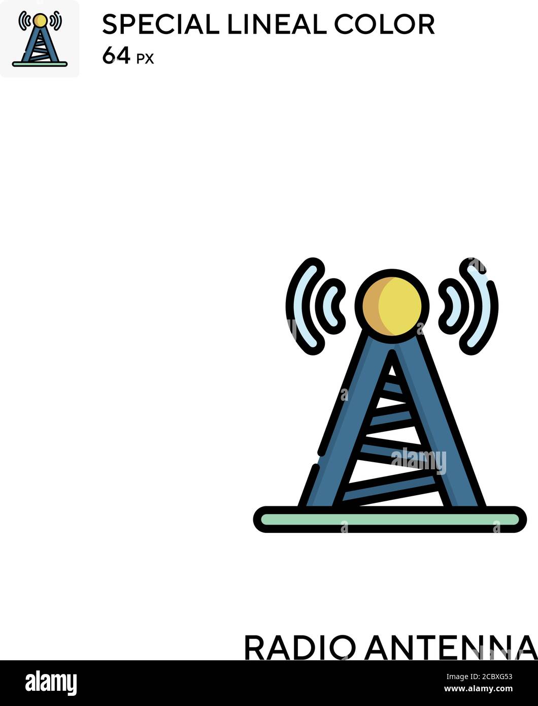 Radio mast silhouette Stock Vector Images - Alamy