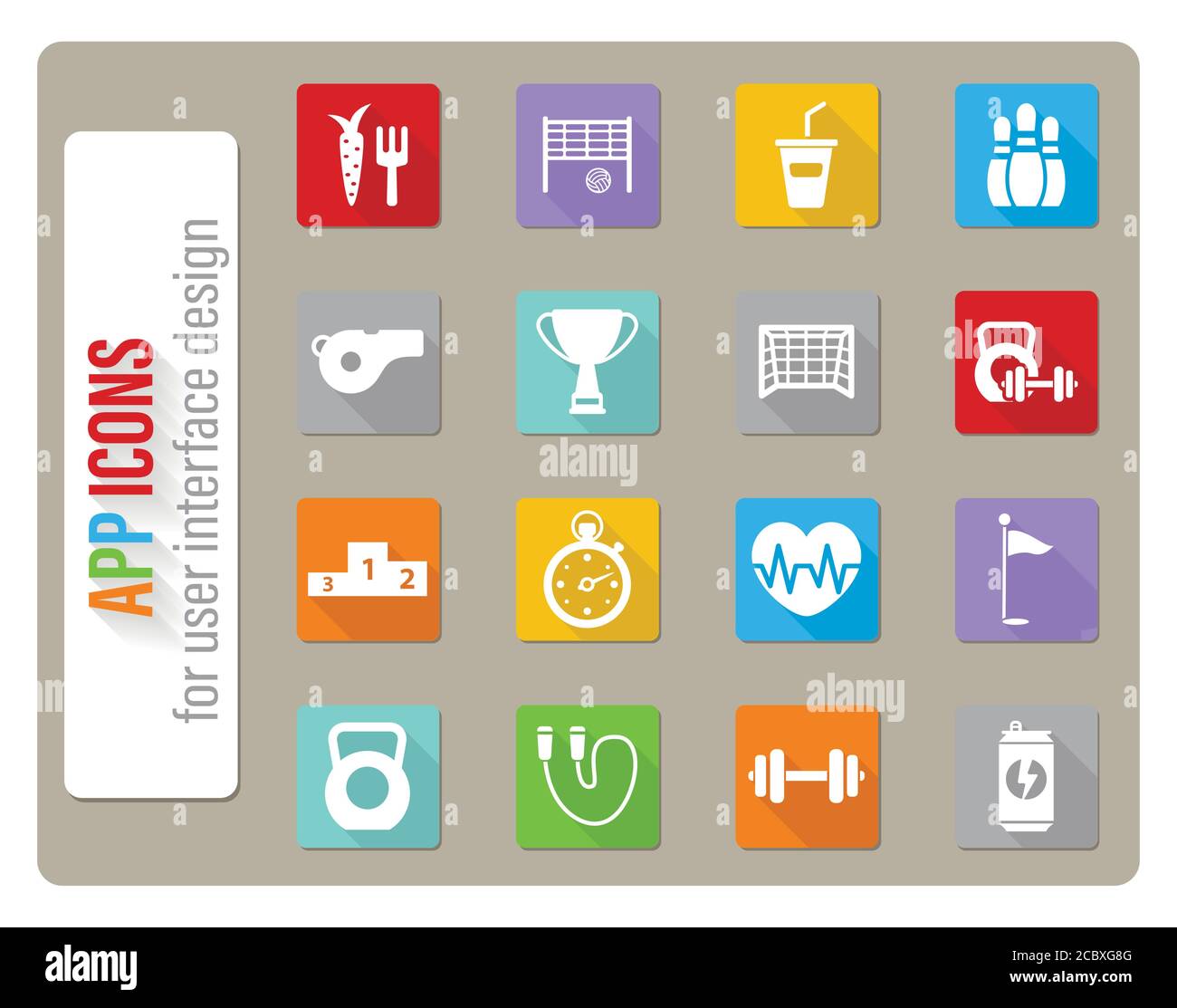 Sport simply icons Stock Vector Image & Art - Alamy