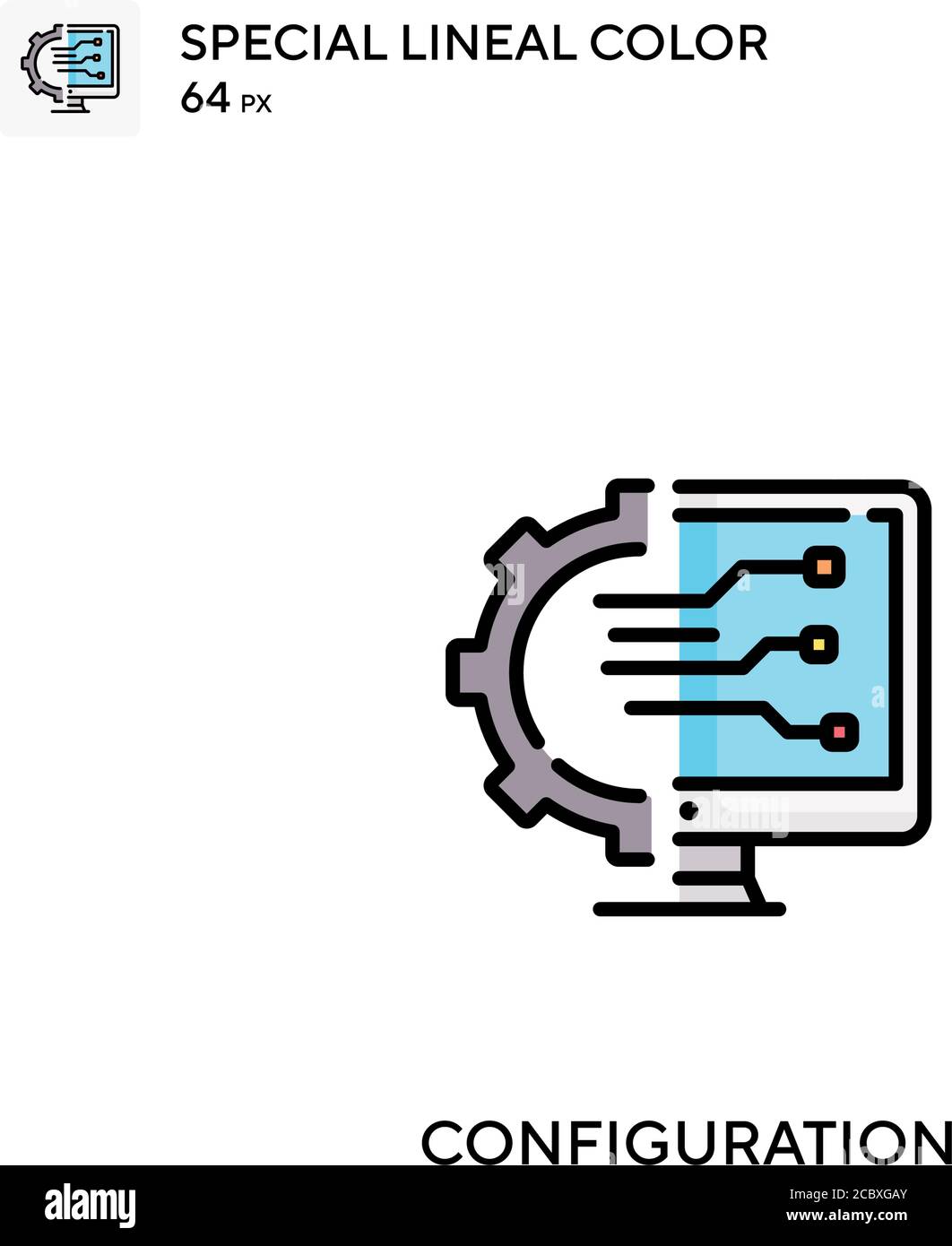 Configuration Special Lineal Color Vector Icon Configuration Icons For Your Business Project