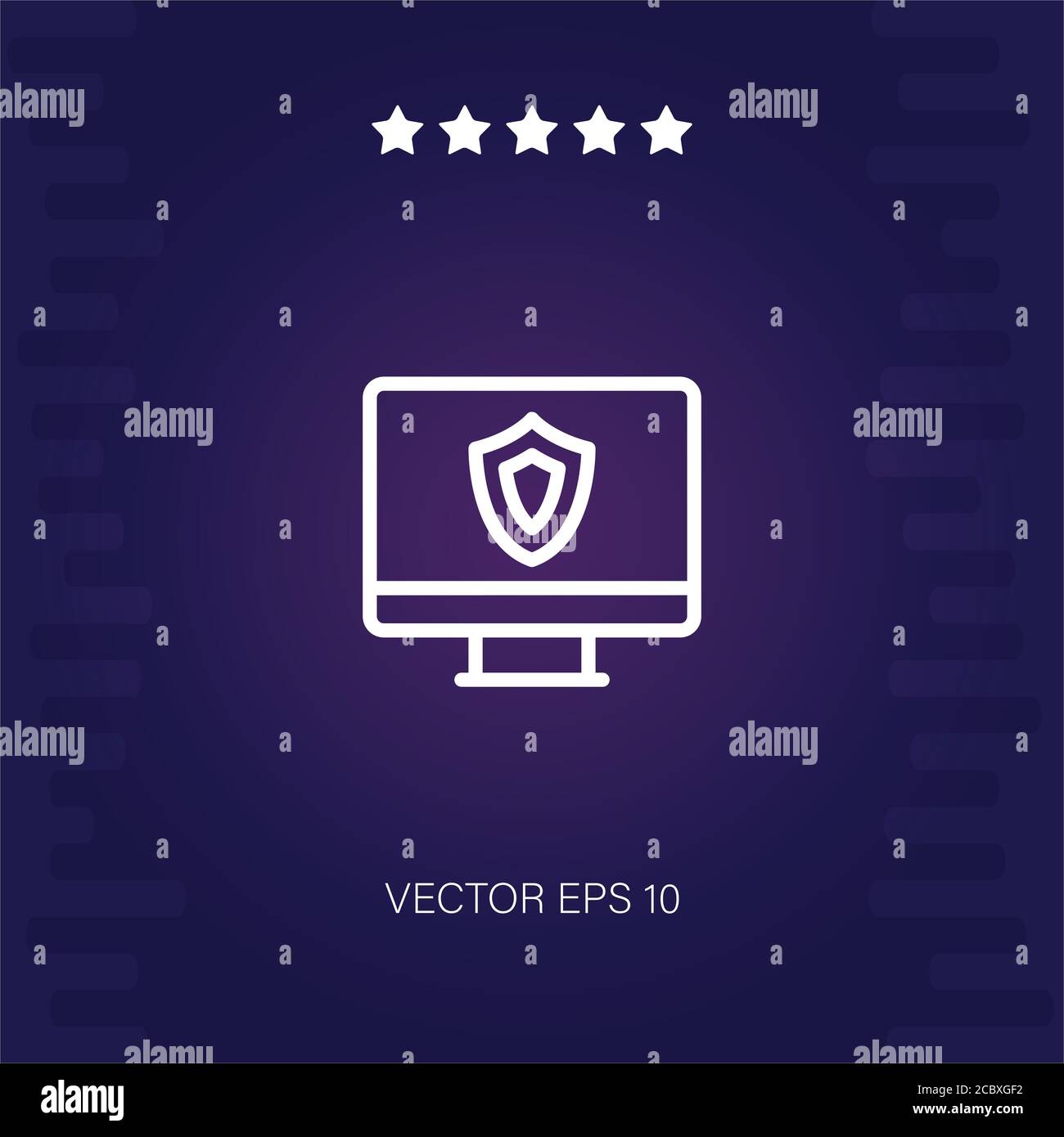 security vector icon modern illustration Stock Vector Image & Art - Alamy