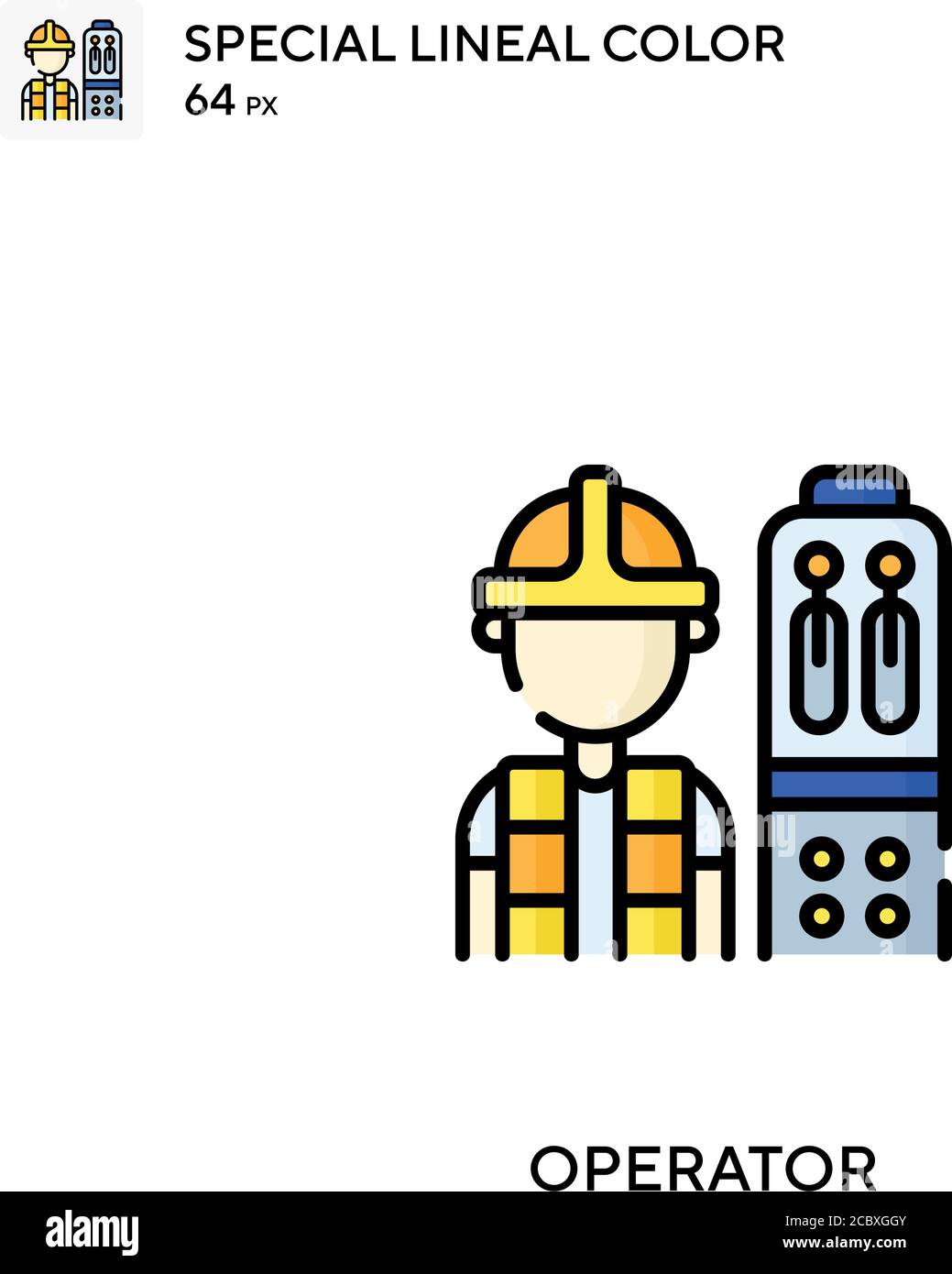 Operator Special lineal color vector icon. Operator icons for your ...