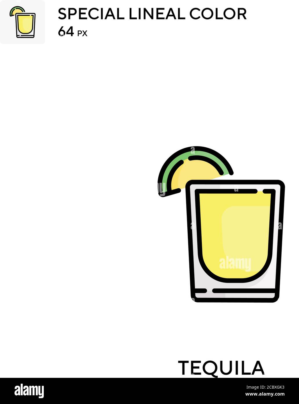 Tequila Special lineal color vector icon. Tequila icons for your business project Stock Vector ...
