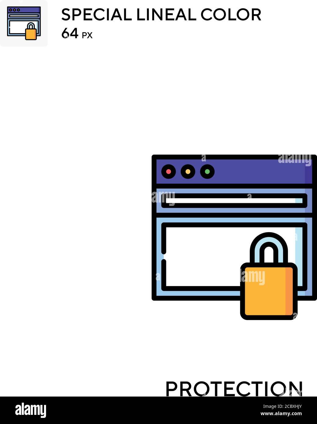 Protection Special lineal color vector icon. Protection icons for your ...