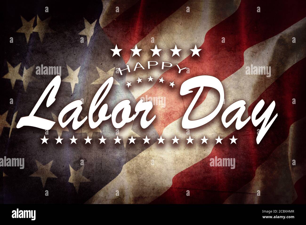 Flag with holiday writing hi-res stock photography and images - Alamy