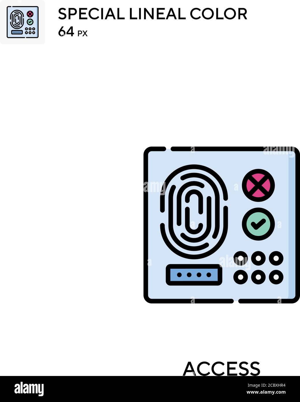Access Special lineal color vector icon. Access icons for your business ...