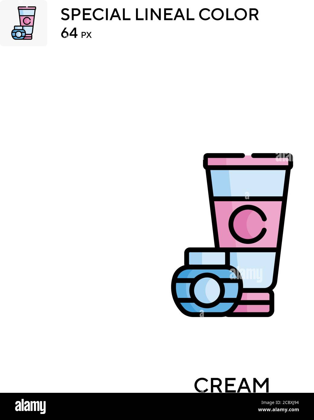 Cream Special lineal color vector icon. Cream icons for your business ...