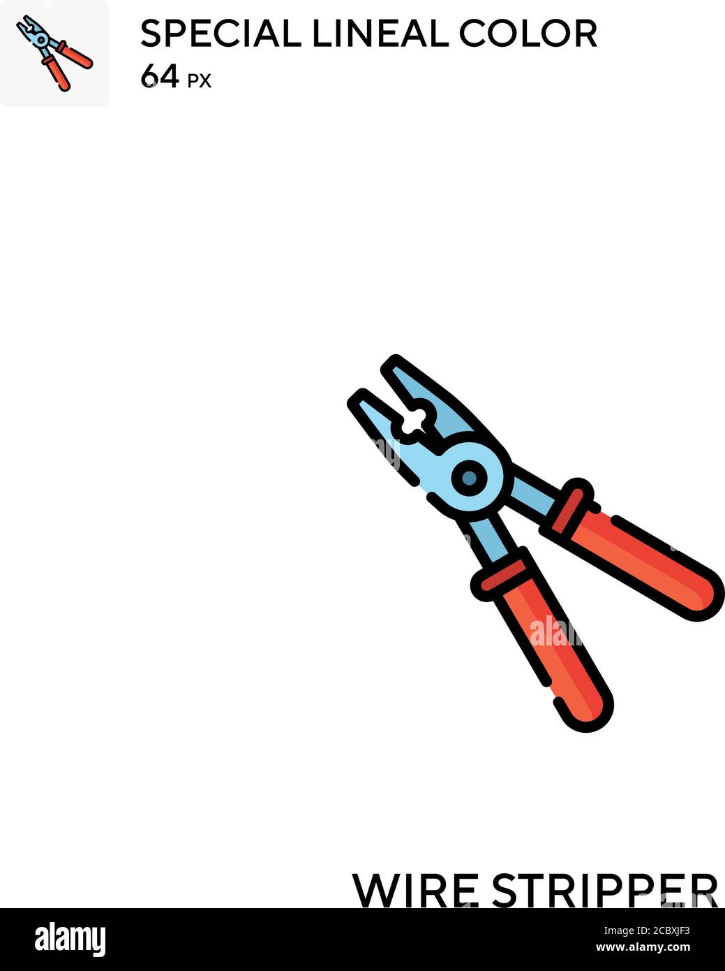 Wire stripper cutter Stock Vector Images - Alamy