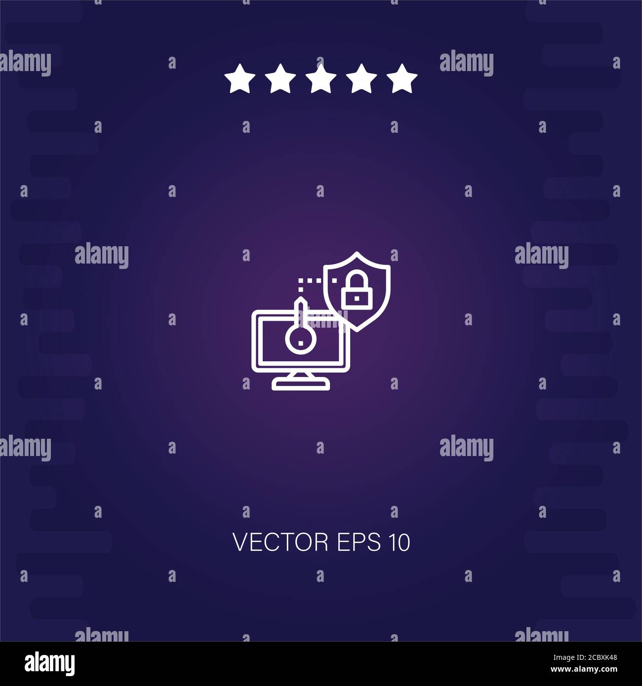 data protection vector icon modern illustration Stock Vector Image ...