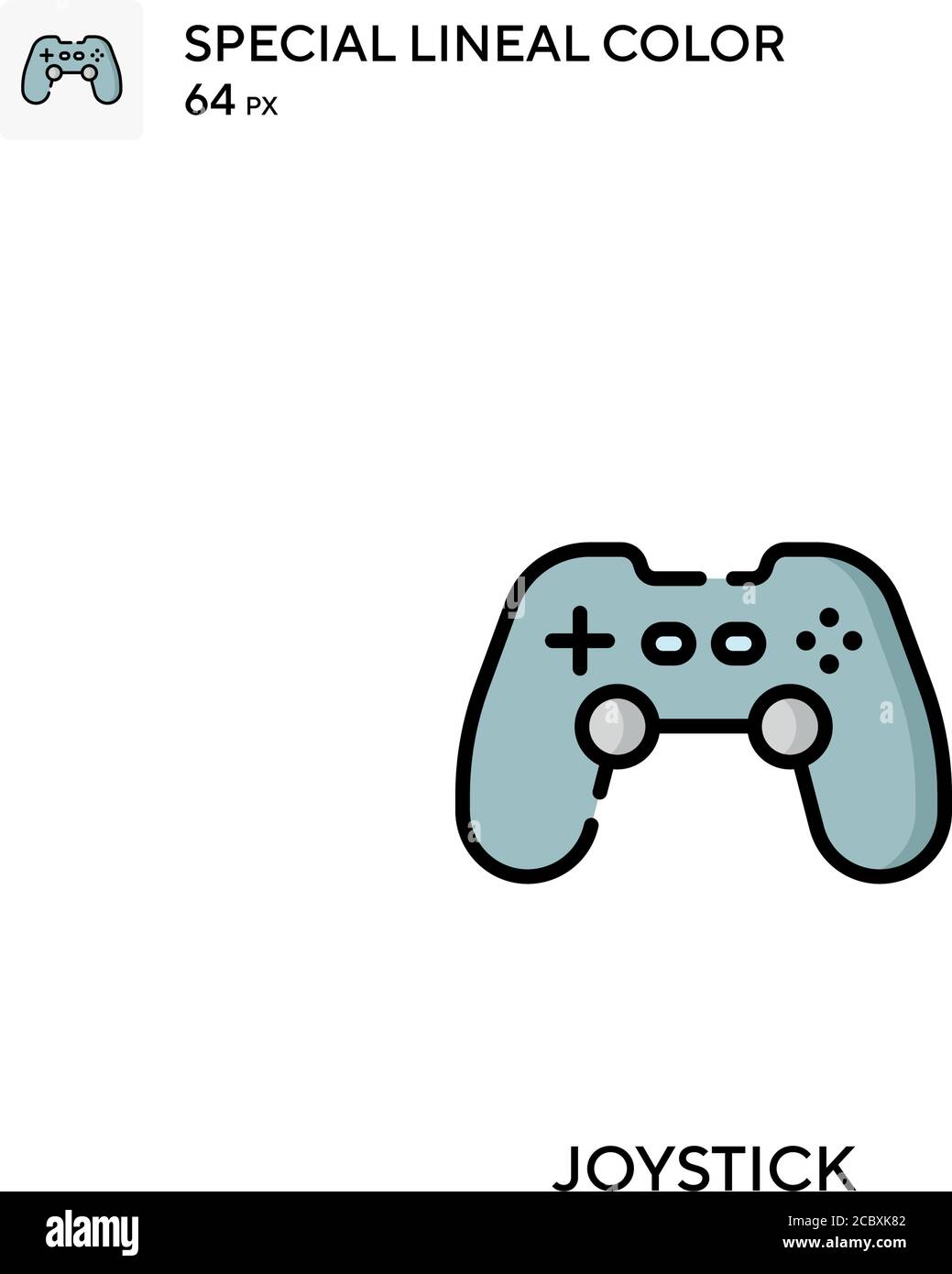 Joystick Special lineal color vector icon. Joystick icons for your ...