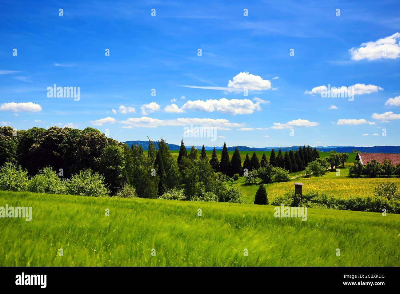 Landscape in the environment of Sulz am Neckar Stock Photo - Alamy