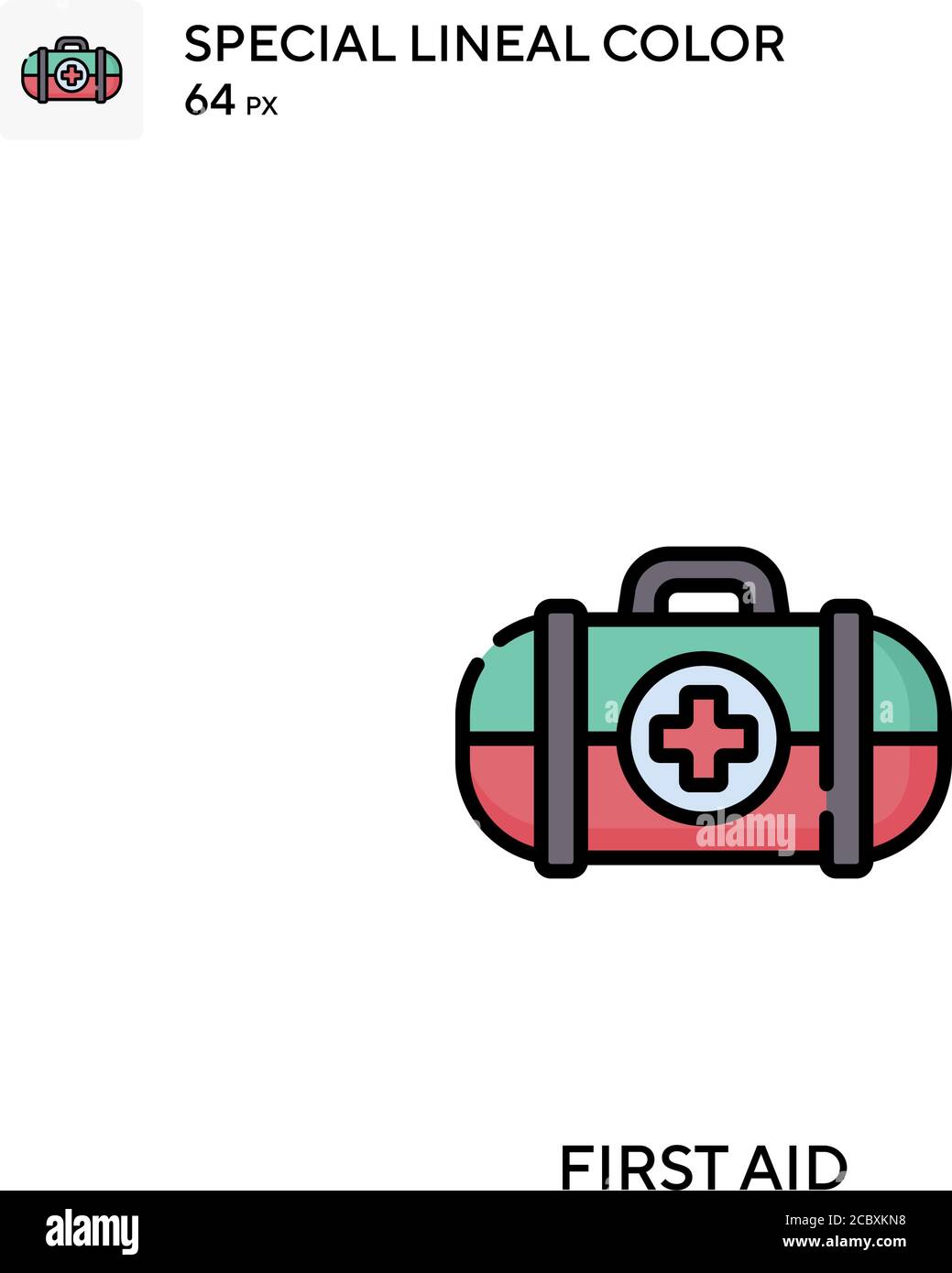 First aid Special lineal color vector icon. First aid icons for your ...