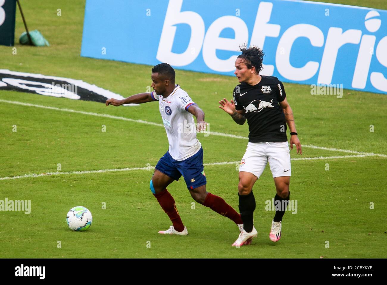 Salvador, Brazil. 16th Aug, 2020. Elber and Artur Victor, during Bahia ...