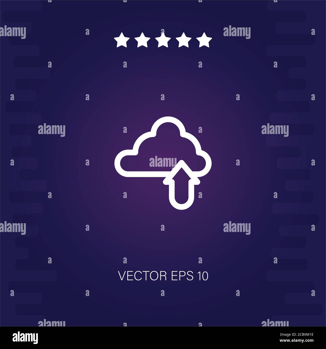 upload file vector icon modern illustration Stock Vector Image & Art ...