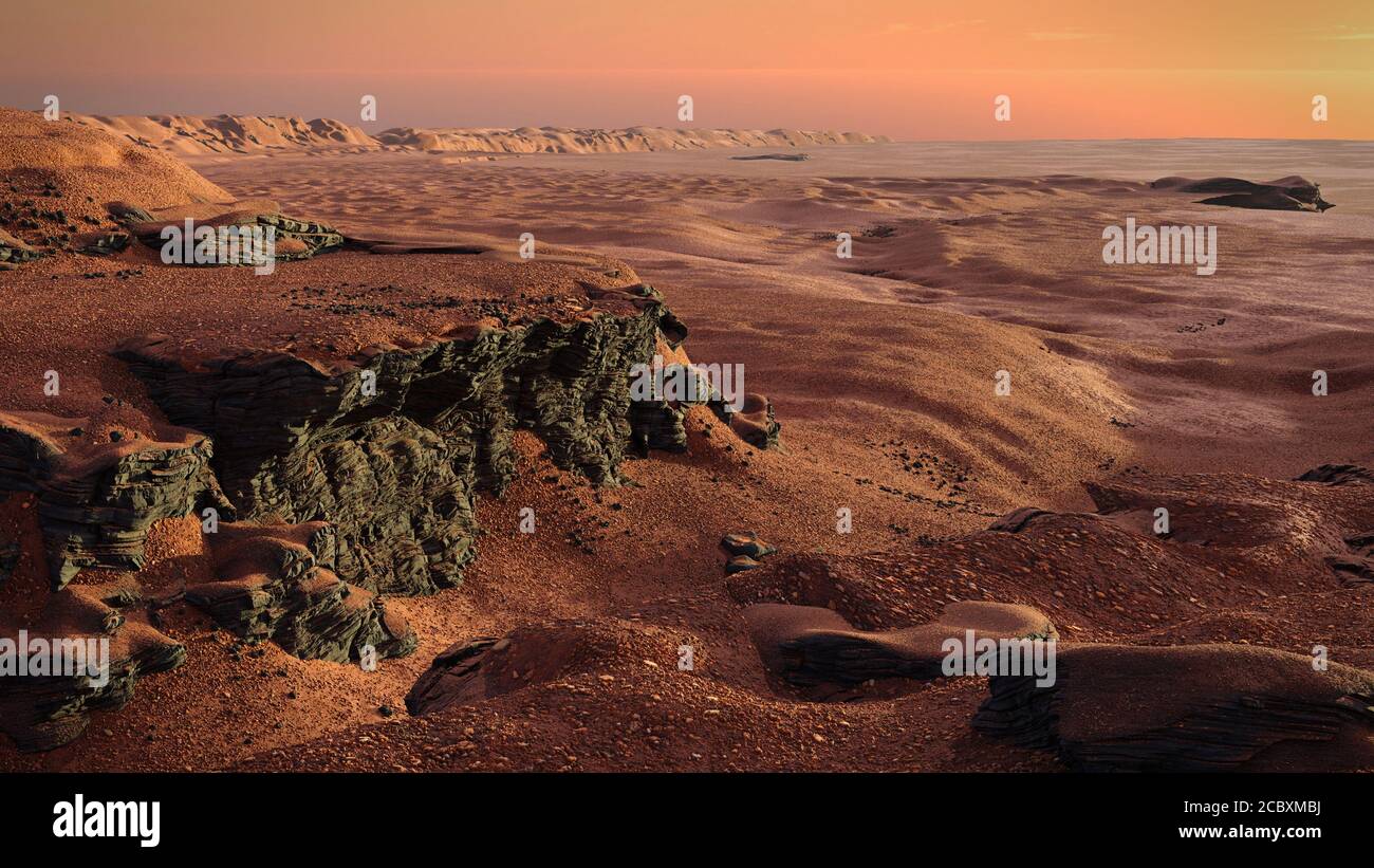 Planet Mars Landscape