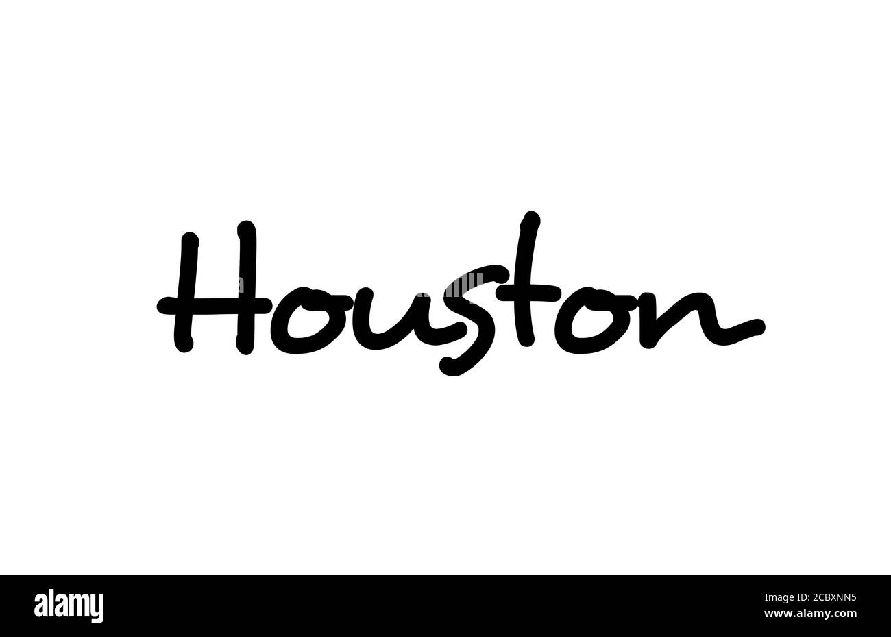 Houston in black white Stock Vector Images - Alamy