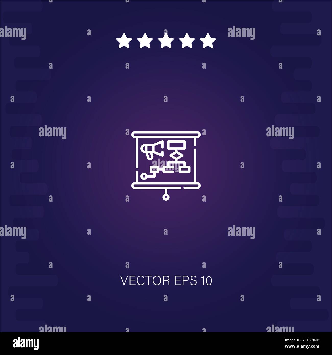 flow chart vector icon modern illustration Stock Vector Image & Art - Alamy