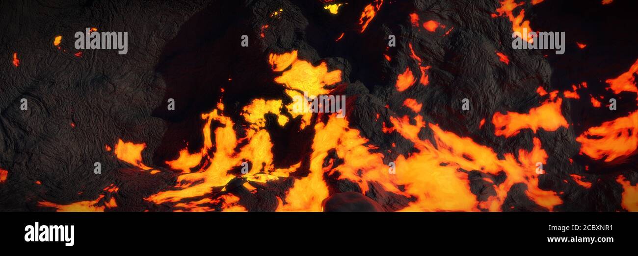 Magma flowing hi-res stock photography and images - Alamy