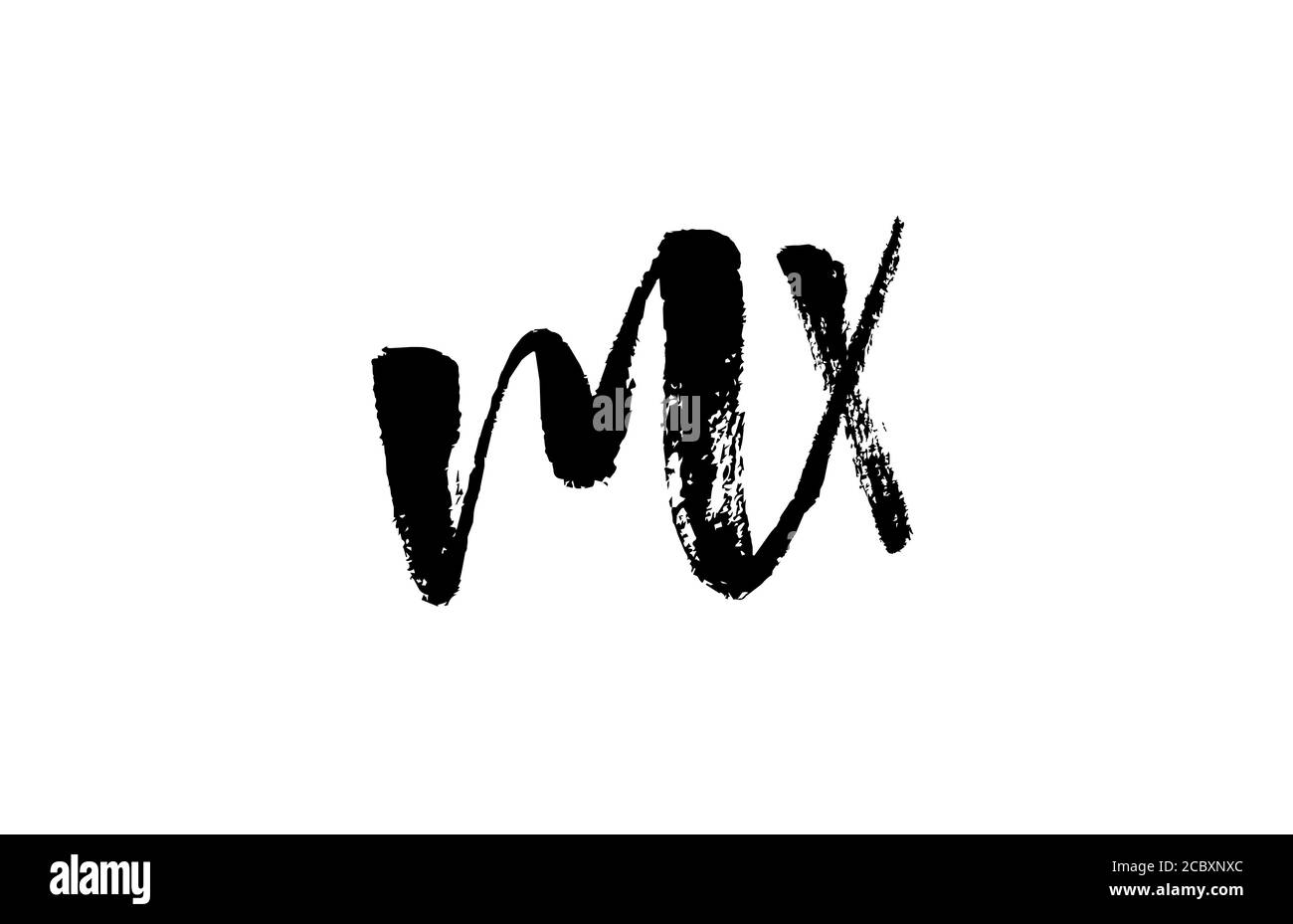 Alphabet mx Stock Vector Images - Alamy