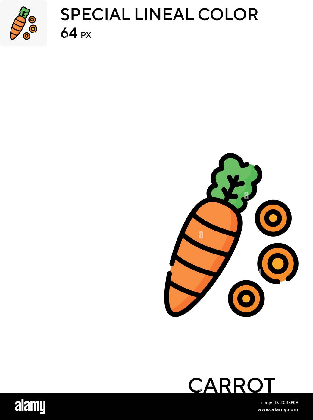 Carrot Special lineal color vector icon. Carrot icons for your business ...