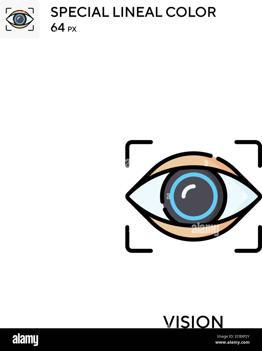 Vision Special lineal color vector icon. Vision icons for your business ...