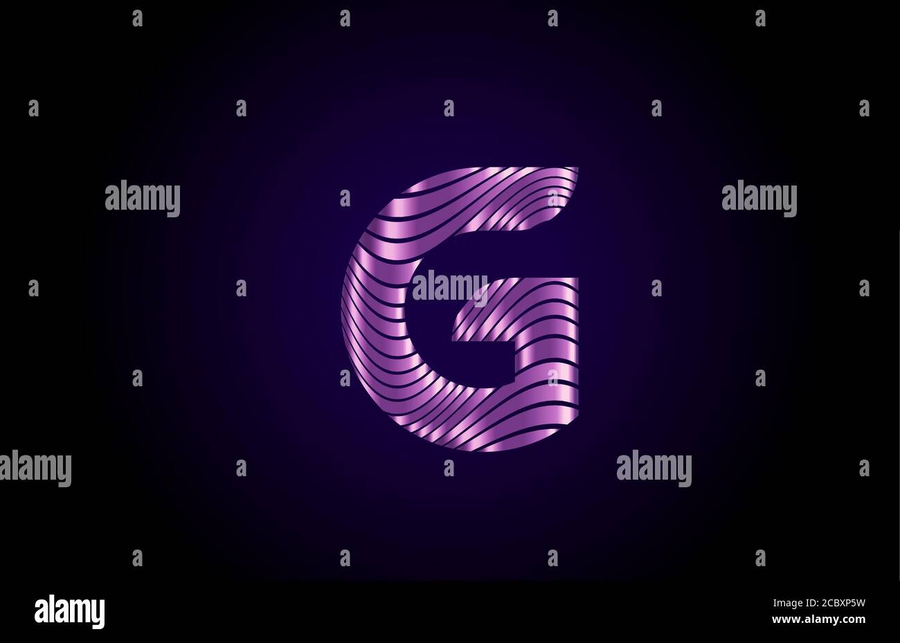 G yellow alphabet letter logo icon for company. Metallic gold line ...