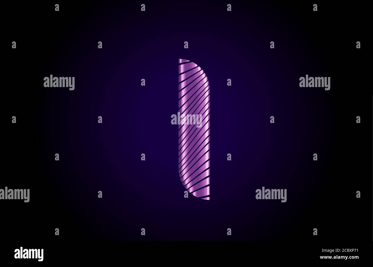 I yellow alphabet letter logo icon for company. Metallic gold line ...