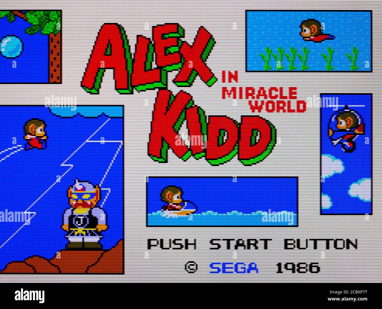 Alex Kidd in Miracle World - Sega Master System - SMS - editorial use ...