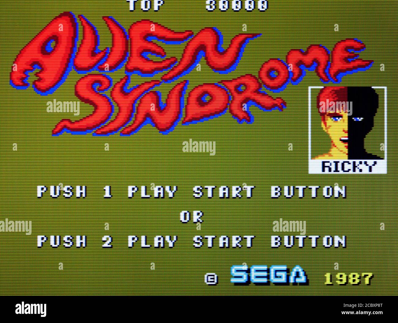 Alien Syndrome - Sega Master System - SMS - editorial use only Stock Photo - Alamy