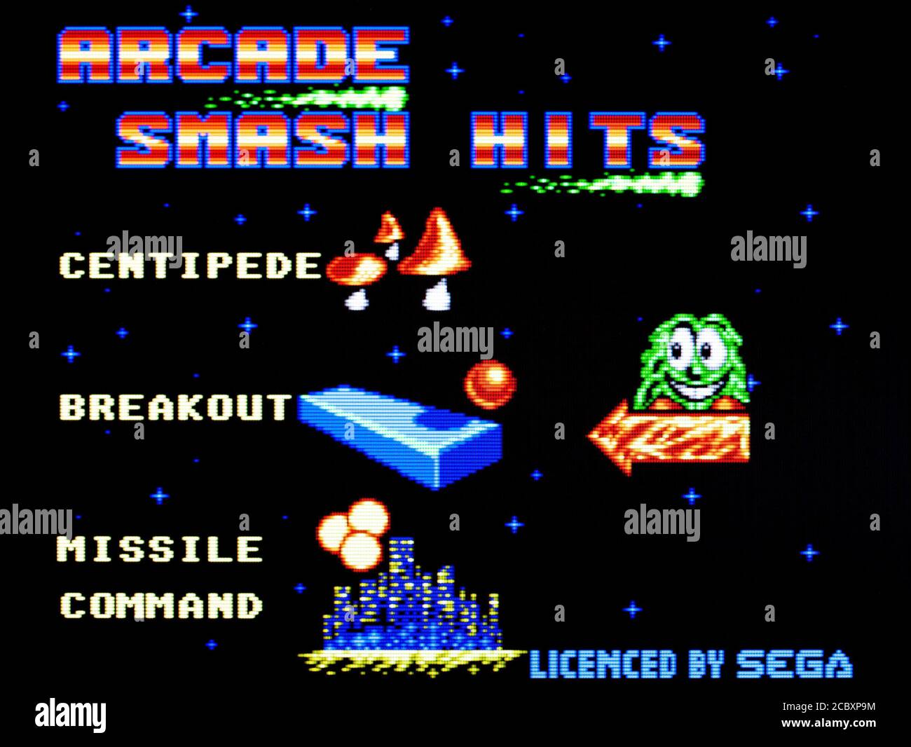 Arcade Smash Hits - Sega Master System - SMS - editorial use only Stock ...
