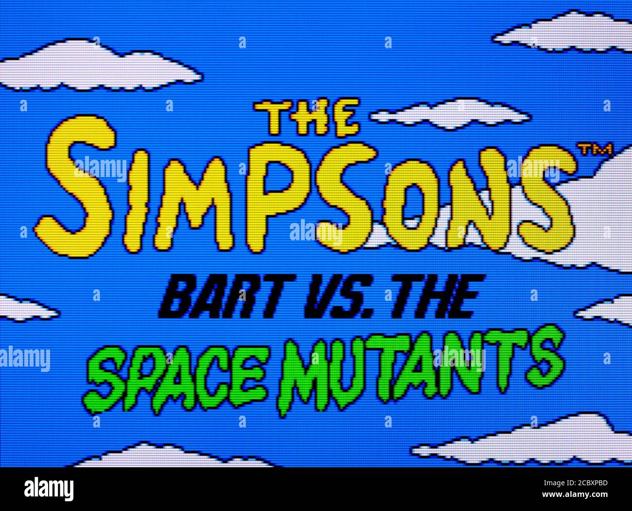 The Simpsons Bart vs the Space Mutants - Sega Master System - SMS ...