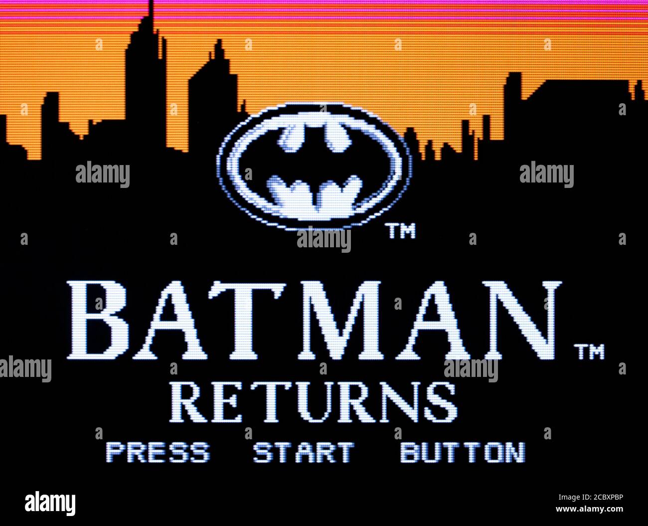 Batman Returns - Sega Master System - SMS - editorial use only Stock ...