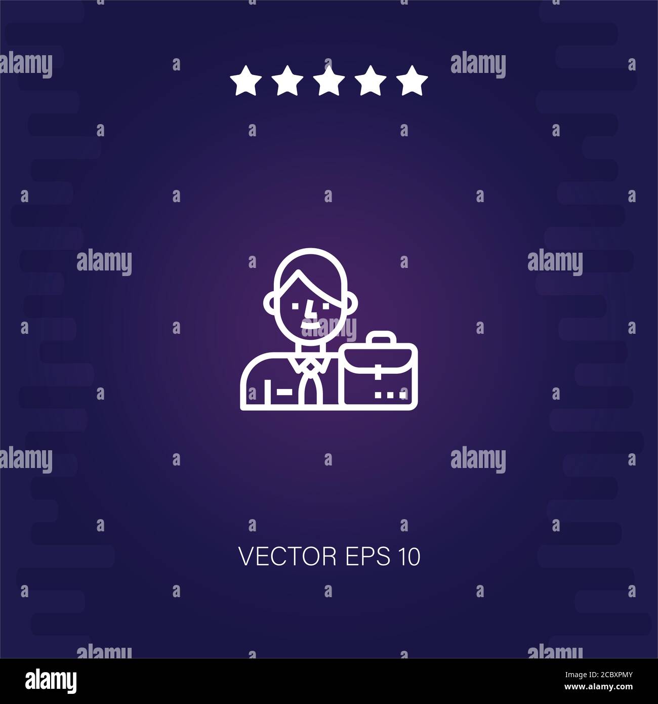 employer vector icon modern illustration Stock Vector Image & Art - Alamy