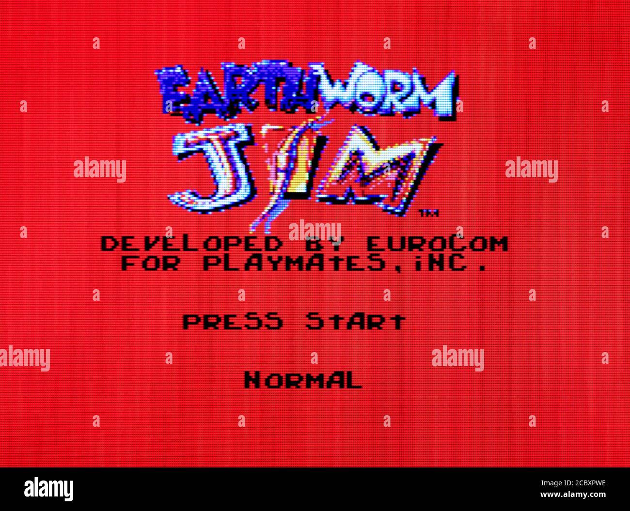 Earthworm Jim - Sega Master System - SMS - editorial use only Stock ...