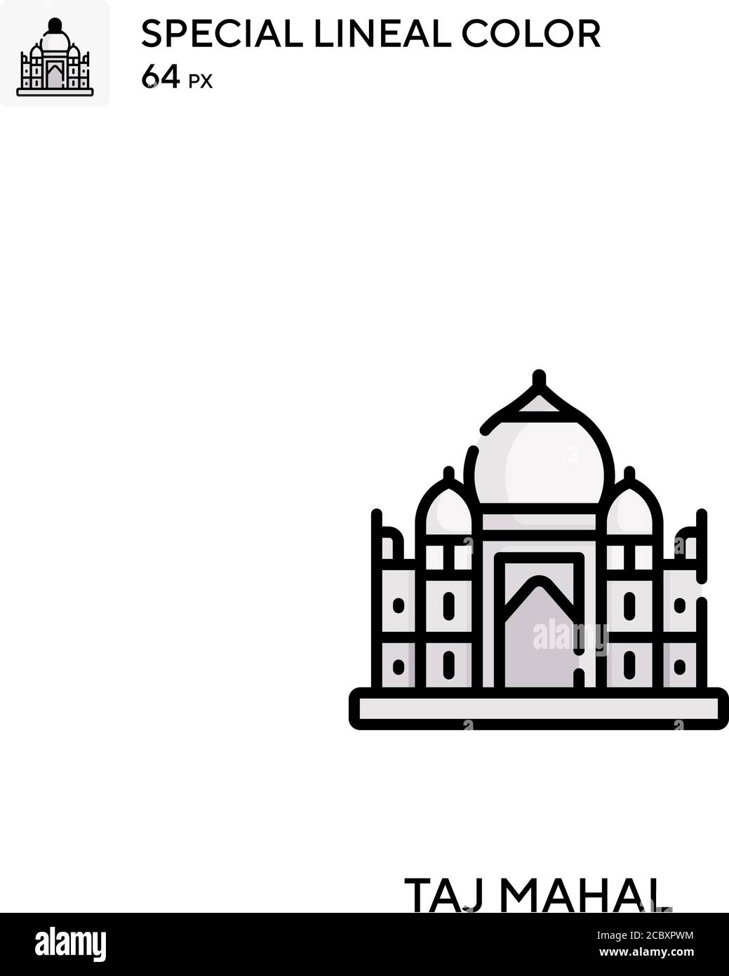 The taj mahal agra uttar pradesh india Stock Vector Images - Alamy