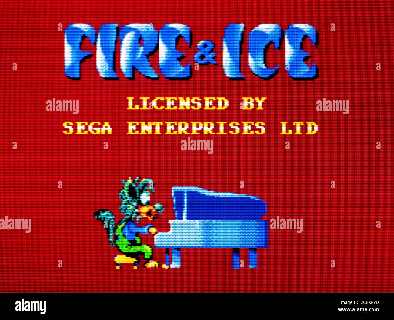 Fire & Ice - Sega Master System - SMS - editorial use only Stock Photo ...