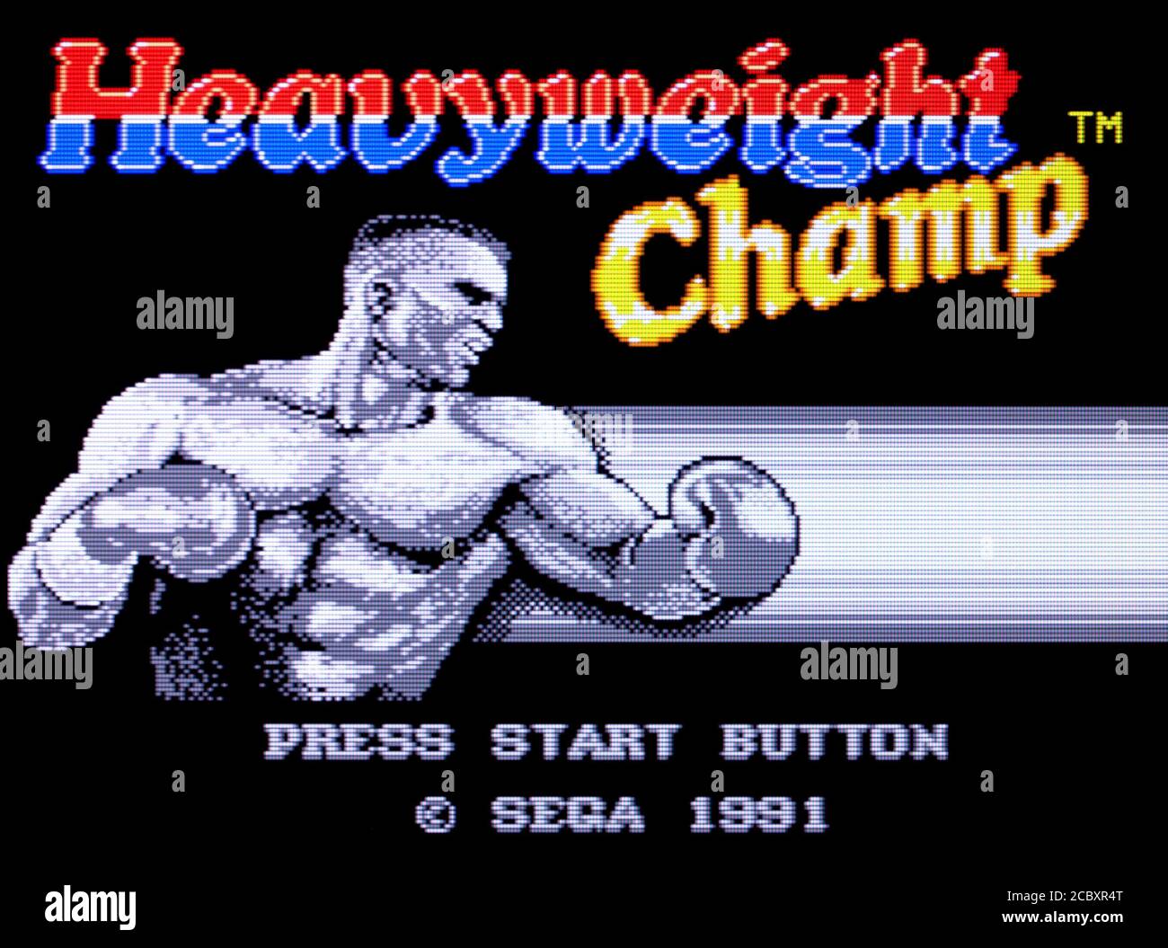 Heavyweight Champ - Sega Master System - SMS - editorial use only Stock ...