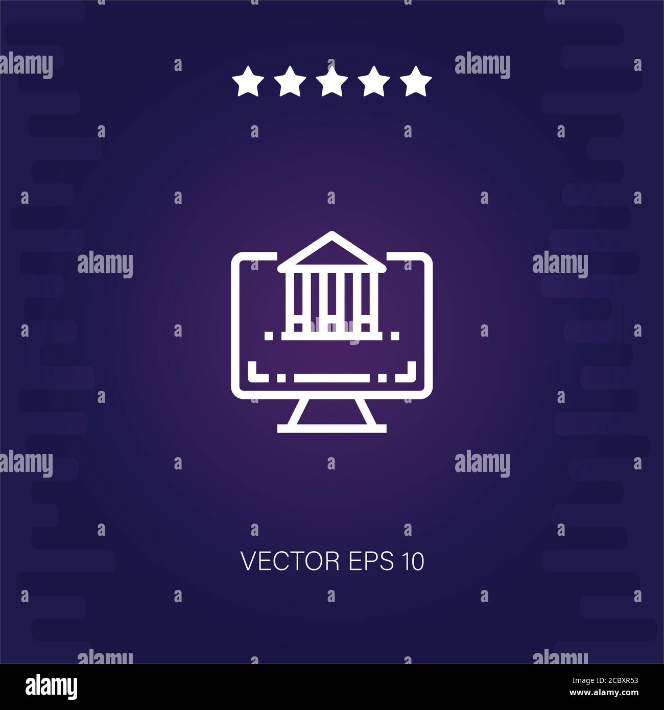 online banking vector icon modern illustration Stock Vector Image & Art ...