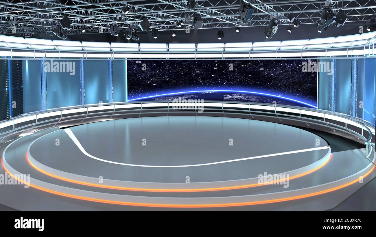 Simple Tv Studio Set