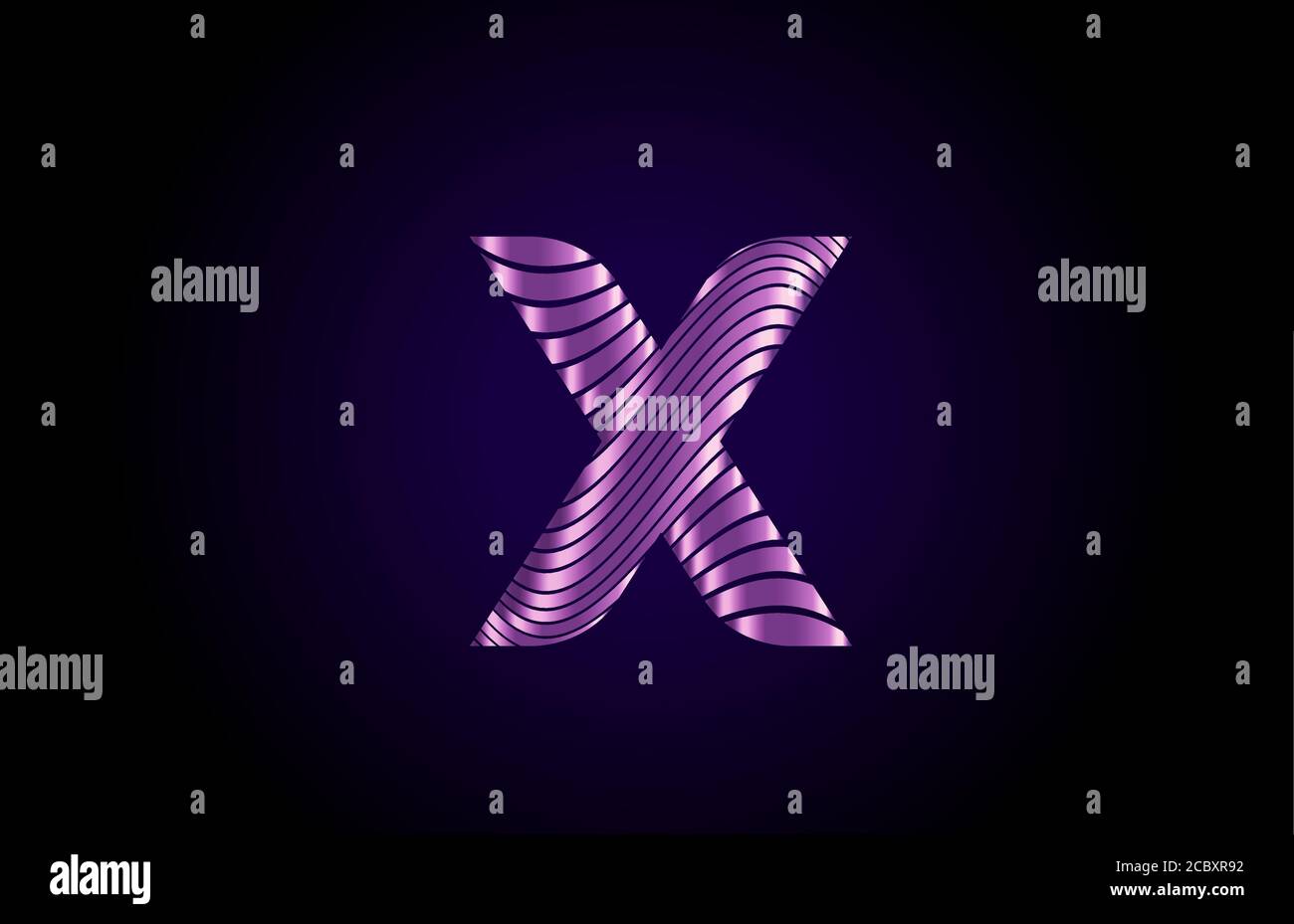 X yellow alphabet letter logo icon for company. Metallic gold line ...